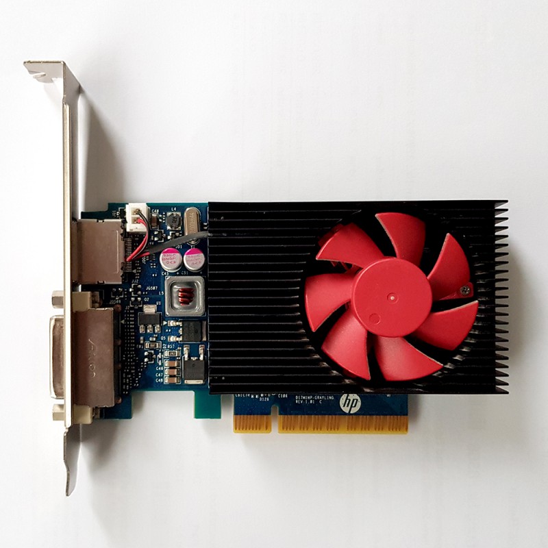 HP Nvidia GeForce GT730 2GB x8 PCI-e DisplayPort DVI 802315 Grafikkart