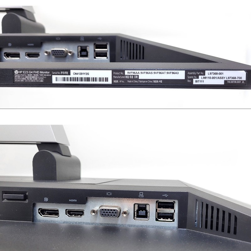 HP E23 G4 FHD 1920x1080 Monitor DisplayPort HDMI Bildschirm Display